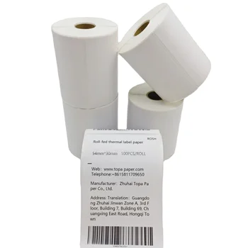 Direct Thermal Fanfold Paper Roll Label 100mm*152mm Waterproof Oil ...
