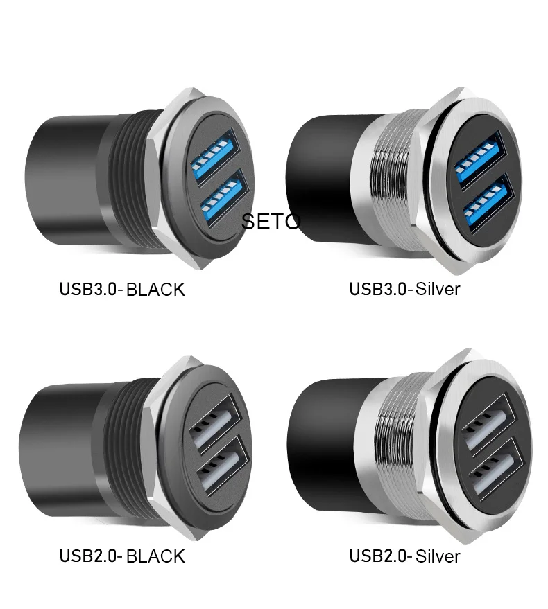 Dual Usb Module 2 Ports 2.0 Usb Connector C Type Female To Female ...