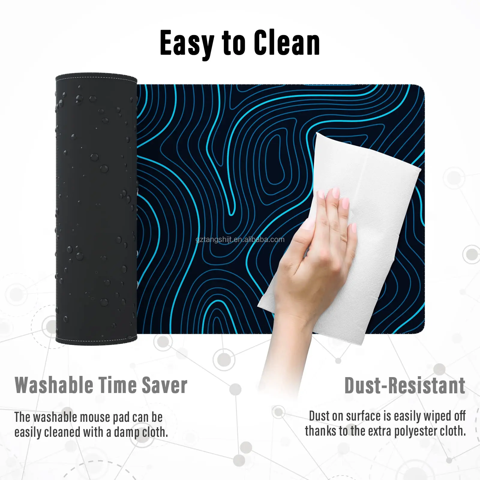 Large Size Custom Gaming Mouse Pad - Non-Slip & Durable