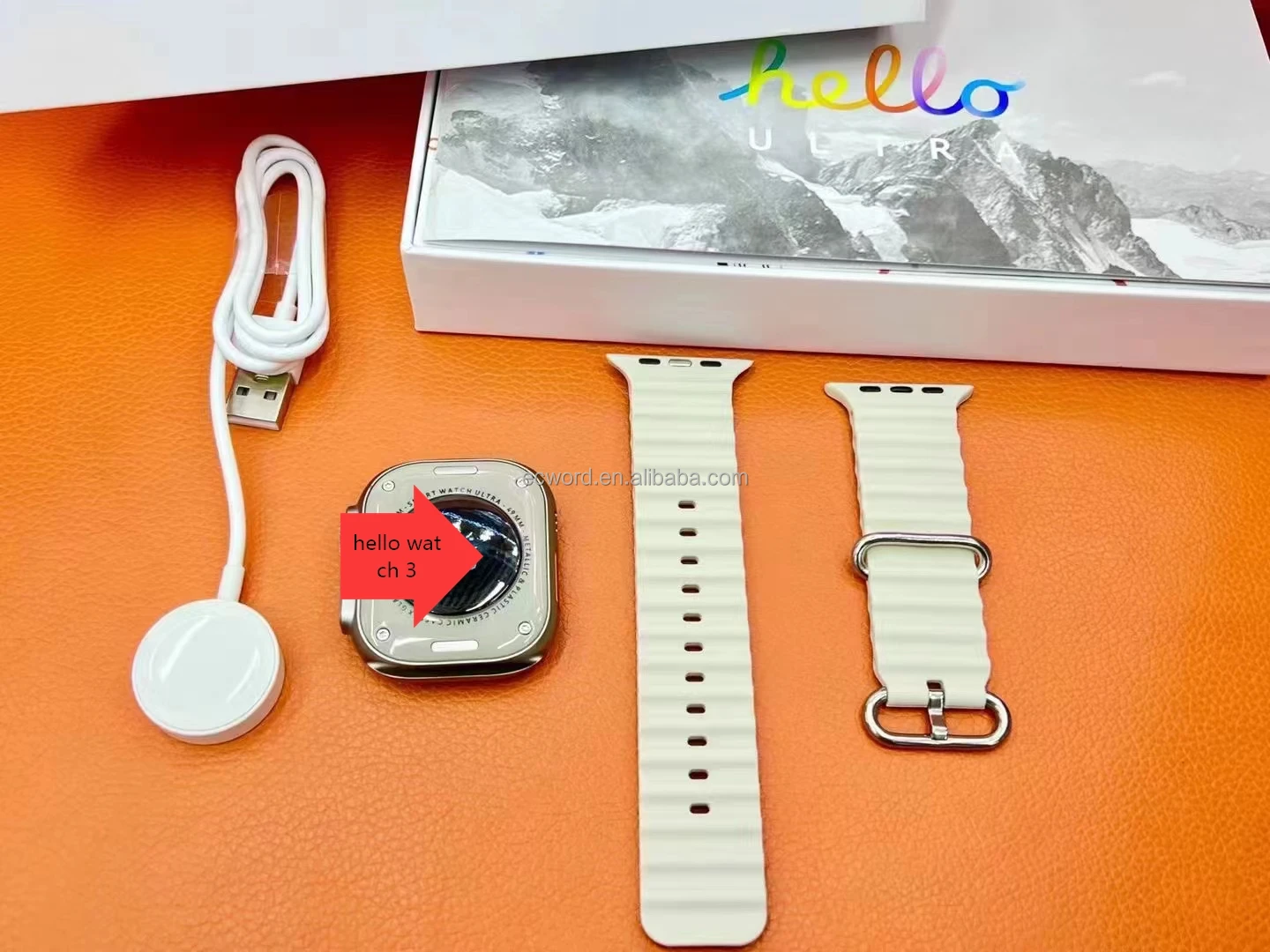 Hello Watch 3 Smart Watch 8 Ultra Sport Fitness Tracker 4gb Storage ...