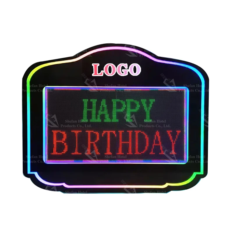 Birthday Event Club Signs Custom Vip Board Christmas Led Message Board ...
