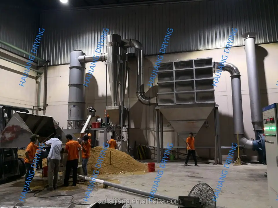 Xsg Model Automatic Rotary Spin Flash Dryer Machine For Drying Cassava ...