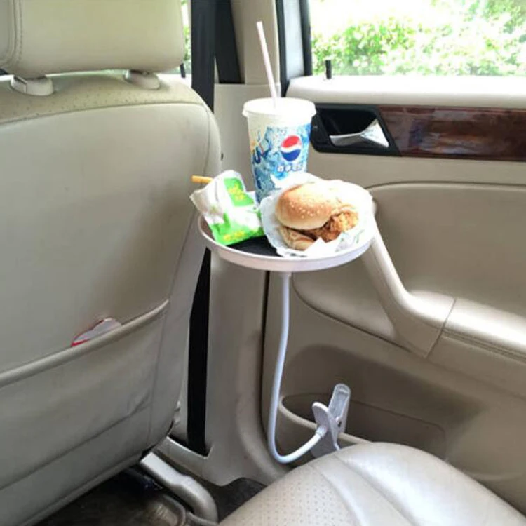 Automobile Plastic Folding Car Swivel Food Snacks Cup Holder Truck Food ...