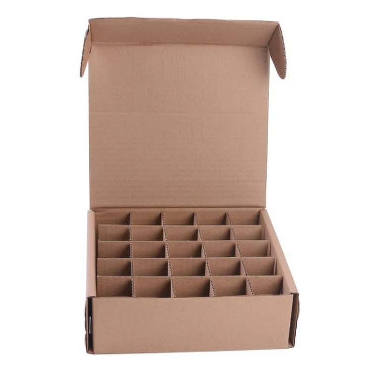 Custom printed bottle shipping cartons corrugated cardboard packing ...