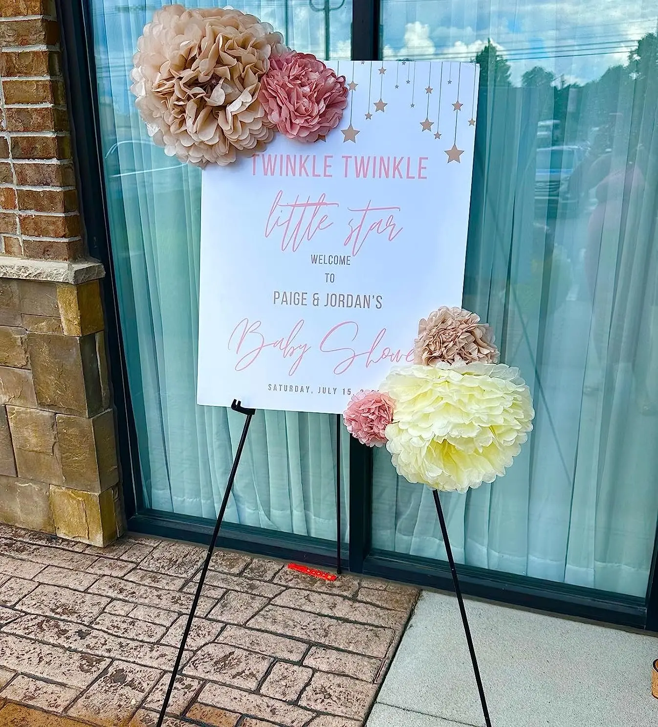 Custom Sign Board Poster Stand Welcome Board Stand Tripod Easel ...