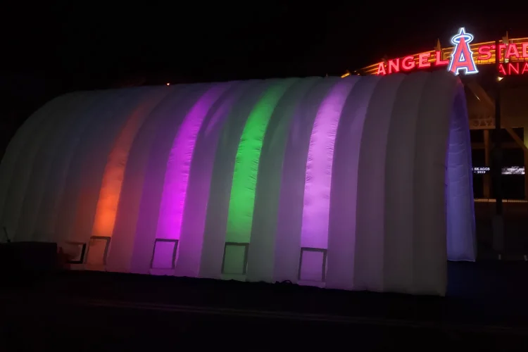 Giant Outdoor Event Led Lighting Tunnel Inflatable for Sale