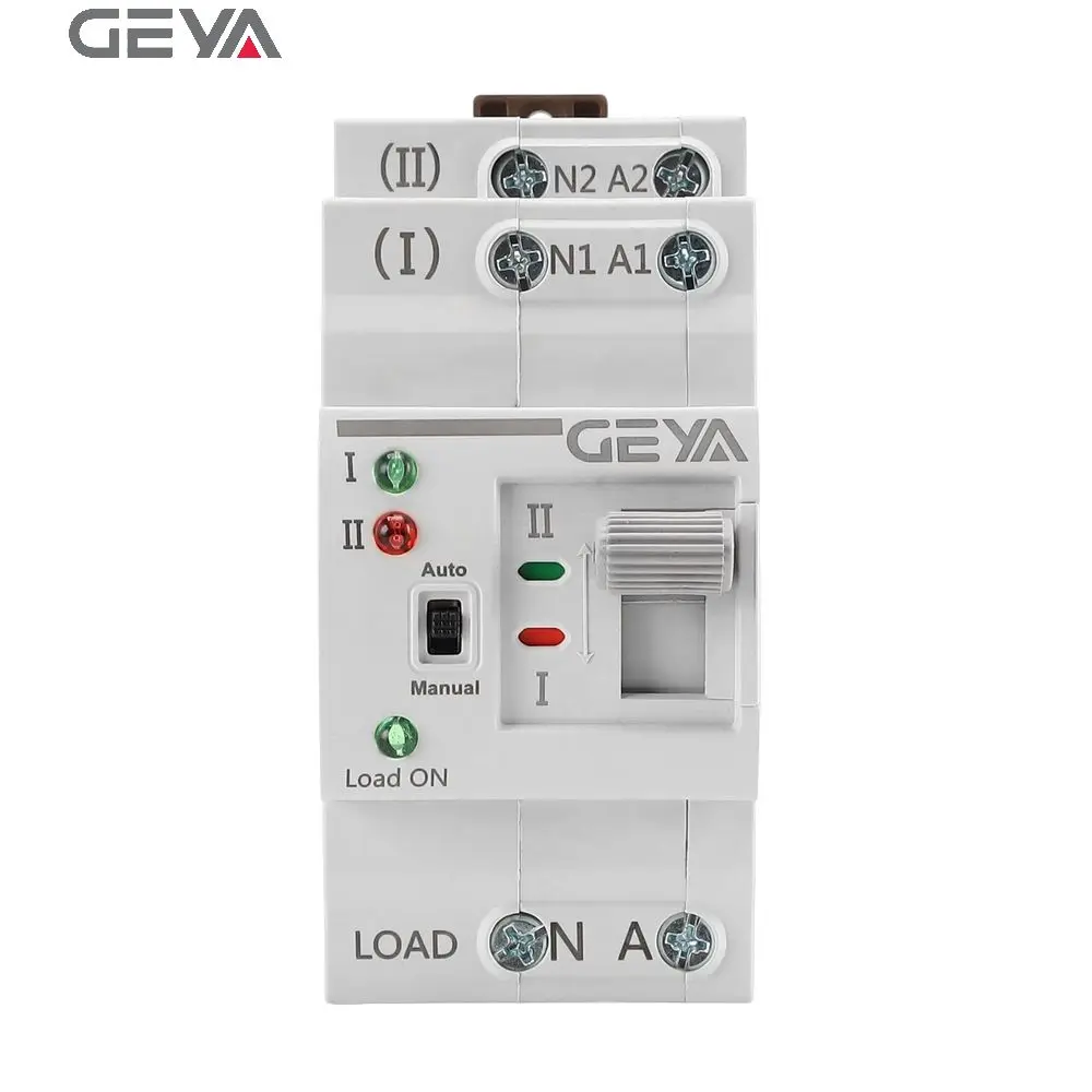 GEYA G2R 50A 2p ats dual ats Automatic Transfer Switch Changeover ...