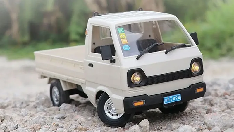 Wpl D12 Middle Engine Rear Drive Mini Led Lights Drift Remote Control ...