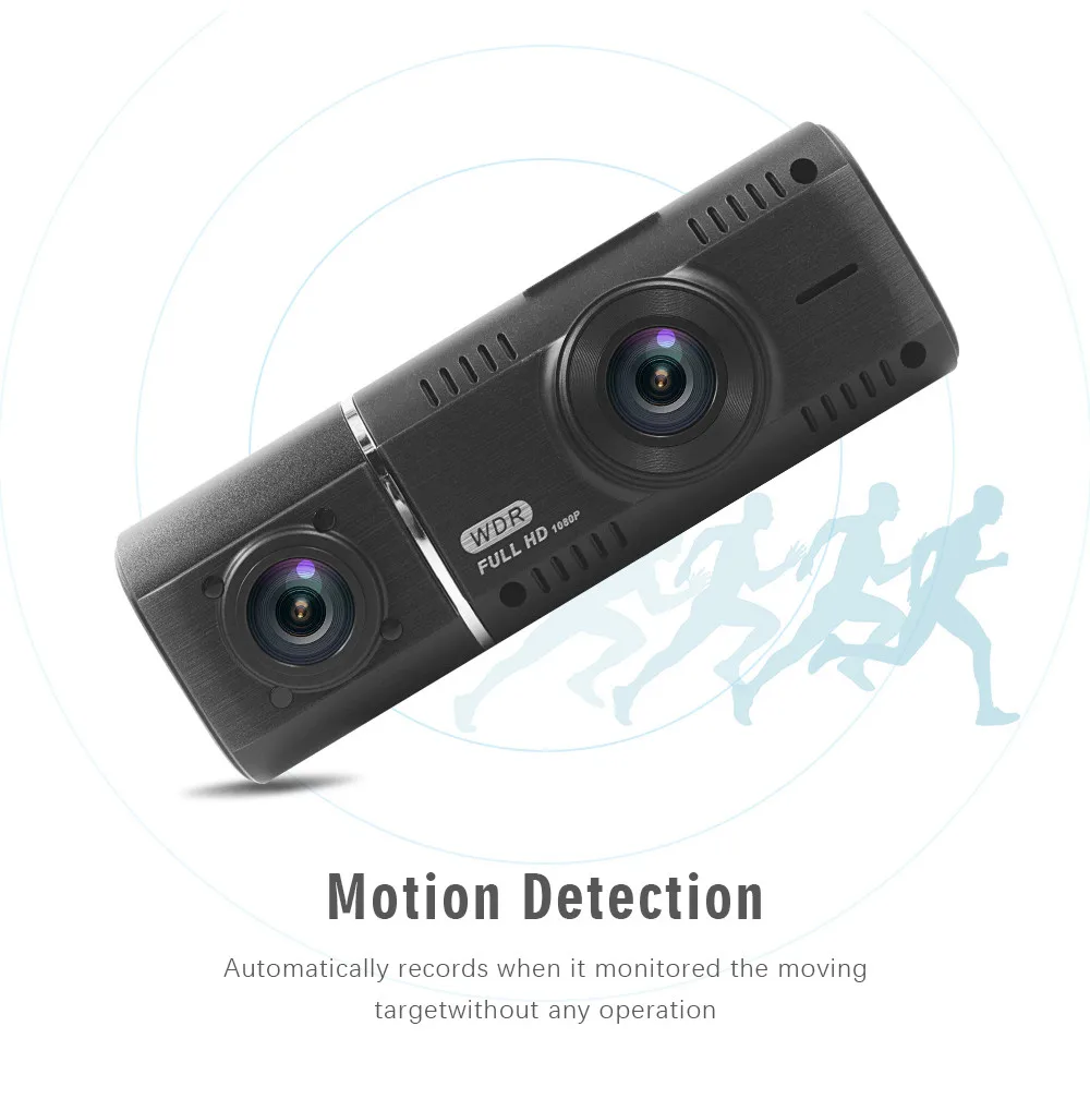 3 Channel Cars Camera Hd 1080p Car Dvr 3-lens Vehicle Video Recorder ...