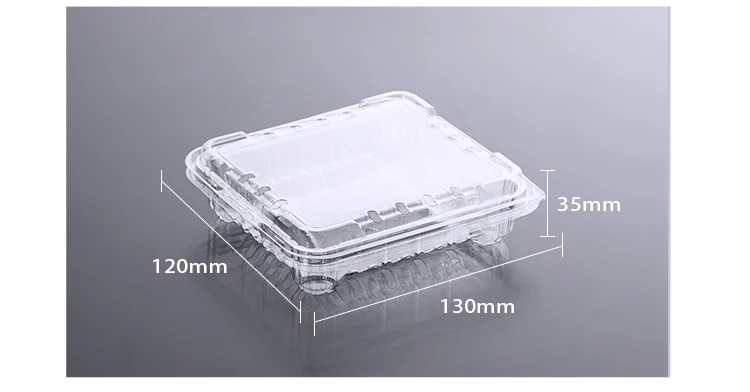 Plastic Clamshell Blueberry Fruit Container For Supermarket,R-pet ...