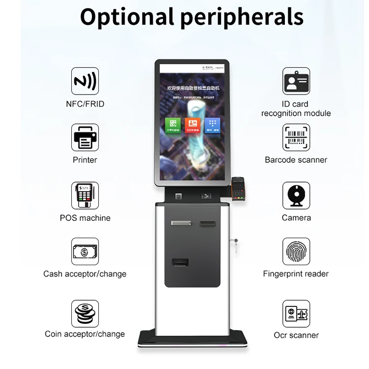 Crtly Ticket Dispensing Kiosk - Self Service & Cash Payment