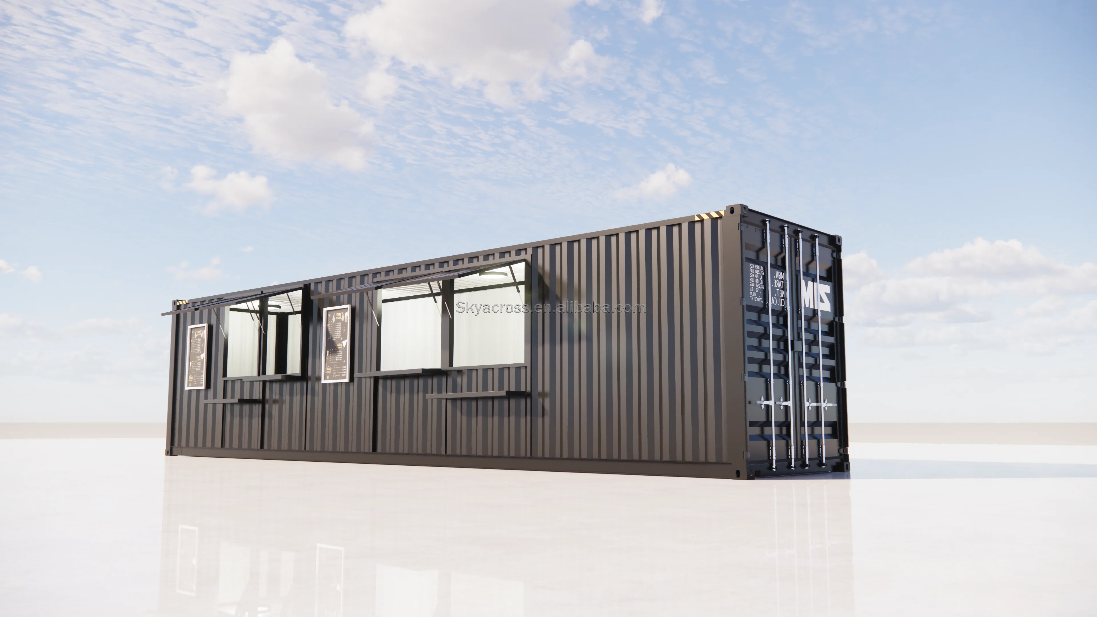 40ft Shipping Container Shops Bar Container Mobile Coffee Shop Prefab ...