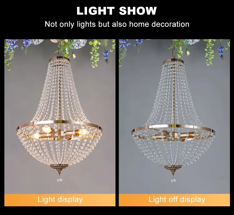 Luxury Party Events Pendant Ceiling Lights Crystal Hall Centerpiece ...