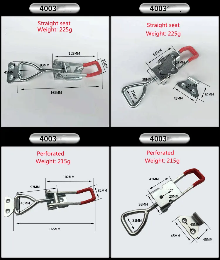Steel Lock Hasp Adjustable Latch Type Toggle Clamp Boat Toggle Latch ...