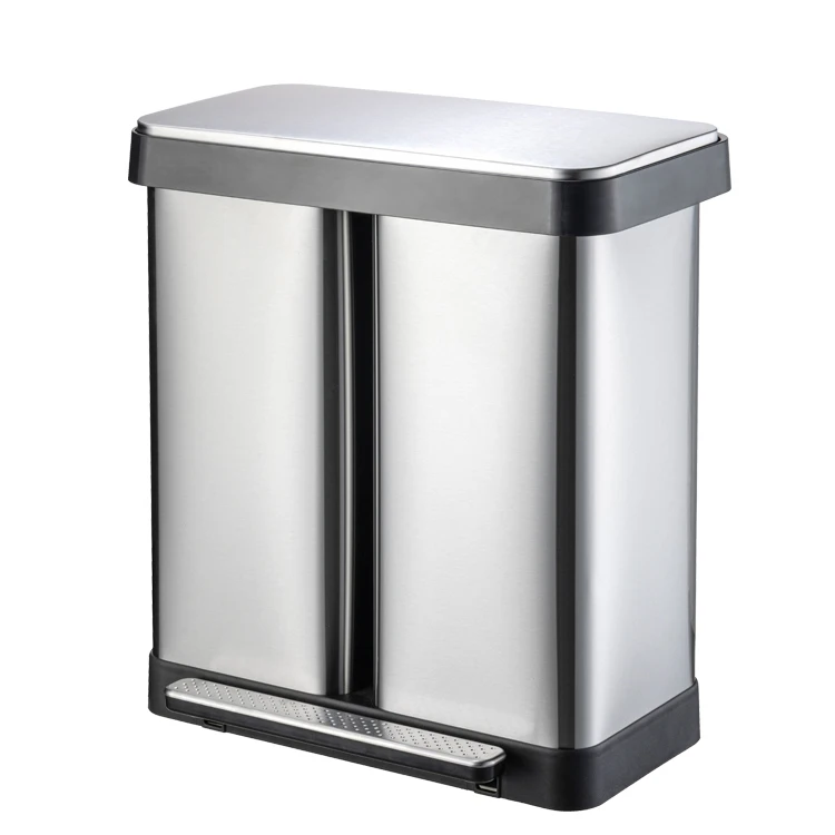 Hot Sale Rectangle Steel Household Trash Can Eco-Friendly Office ...