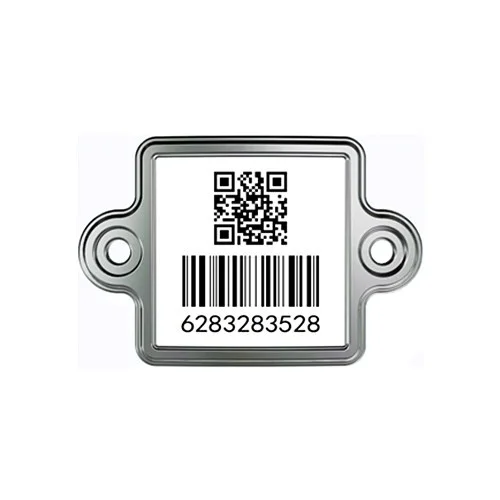 Durable LPG Cylinder Barcode Tags - 20 Year Outdoor Use