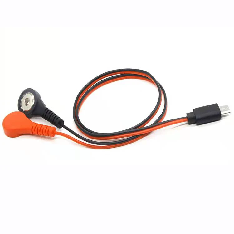 Medical Snap Button Cable Ecg Cable Tens Electrode Lead Wires - Buy ...