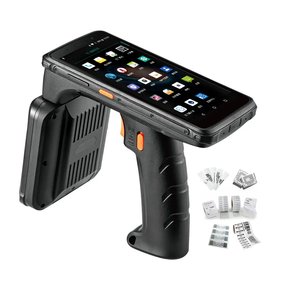 High Productivity Long Range Wireless Rfid Handheld Terminal Reader for ...