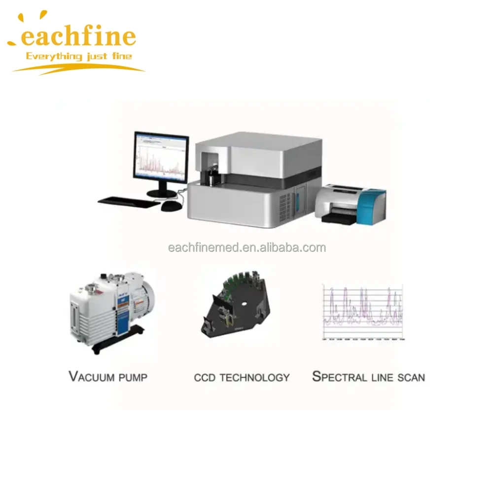 130-800nm Metal Element Laboratory Full Spectrum Spectrometer