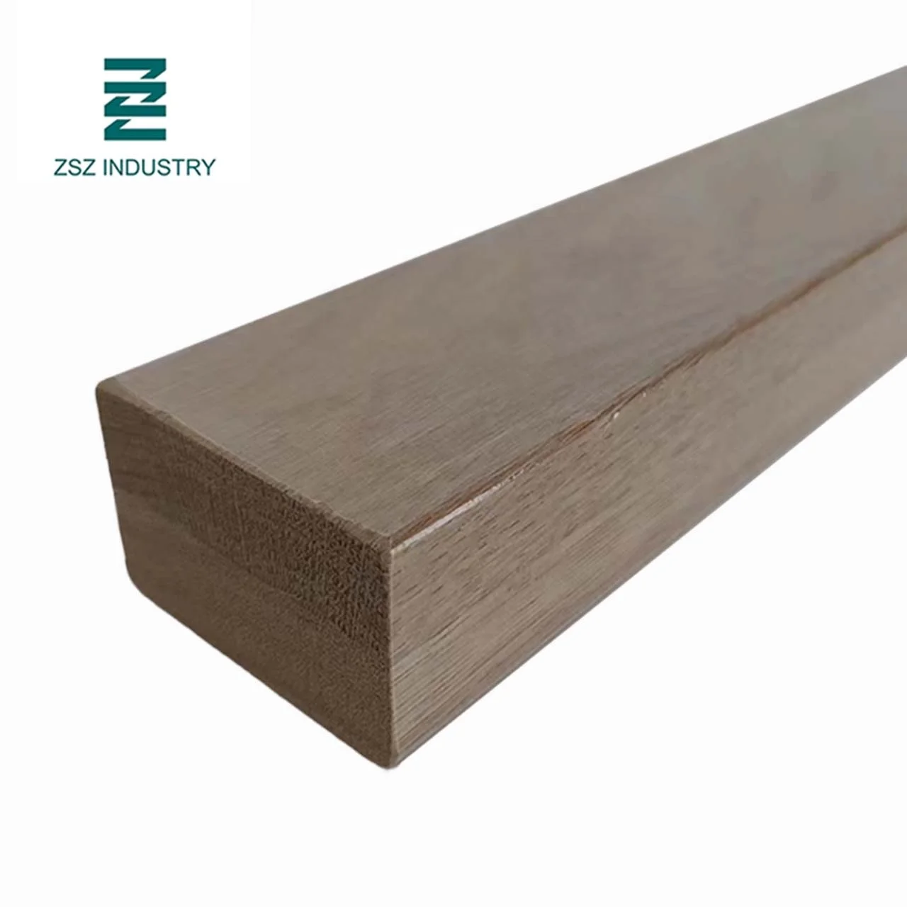 6002 Interior White Oak Contemporary Solid Wood Staircase 16" Plain ...