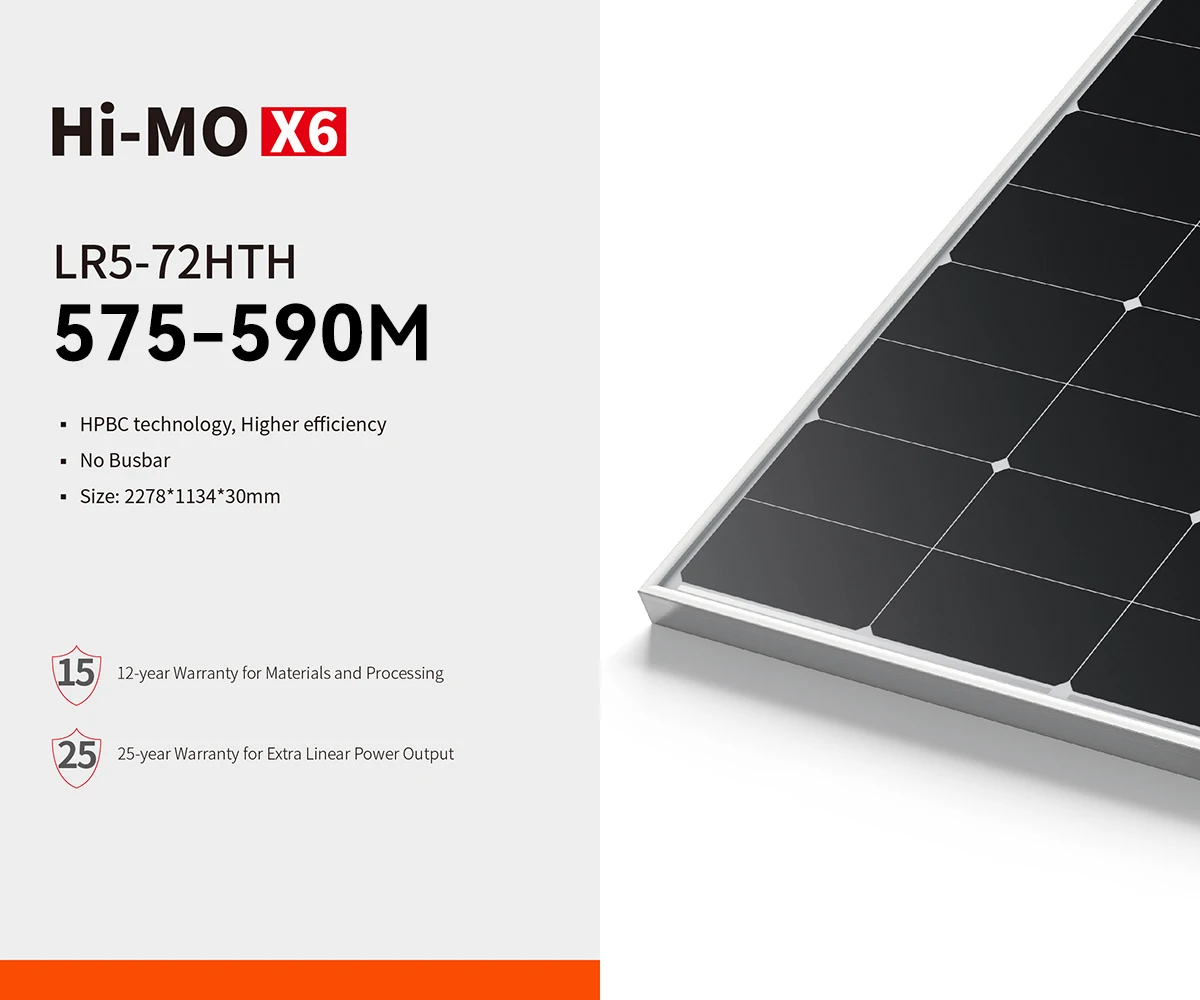 Longi Solar PV Module Hi-Mo6 Explorer - High Efficiency