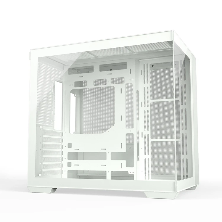 JNP Estructura Modular Doble Camara Pc Cabinet case Caja PC Micro ATX ...