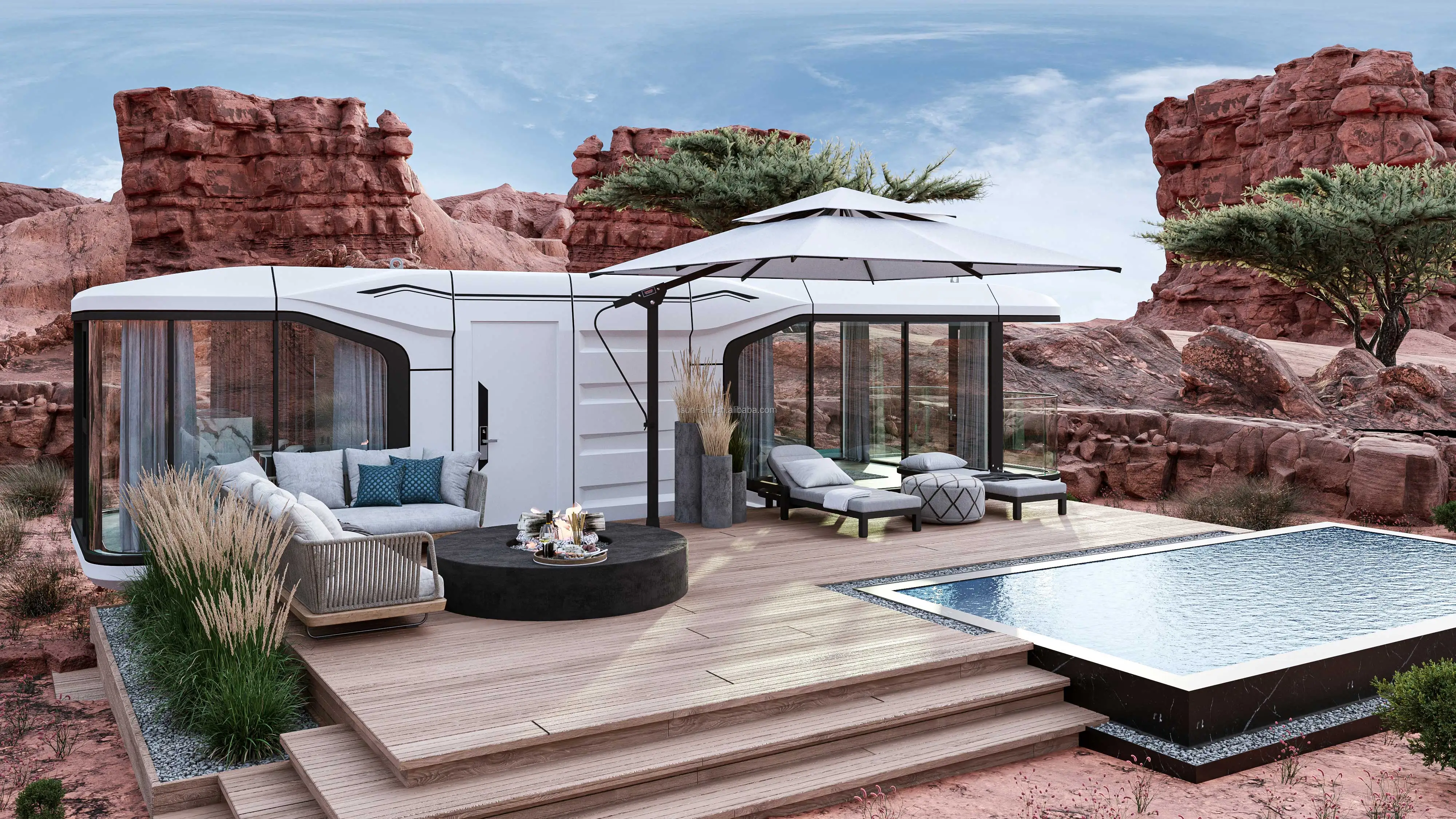 Maison De Capsule Modulaire Chinoise,Maisons Préfabriquées,Maison ...