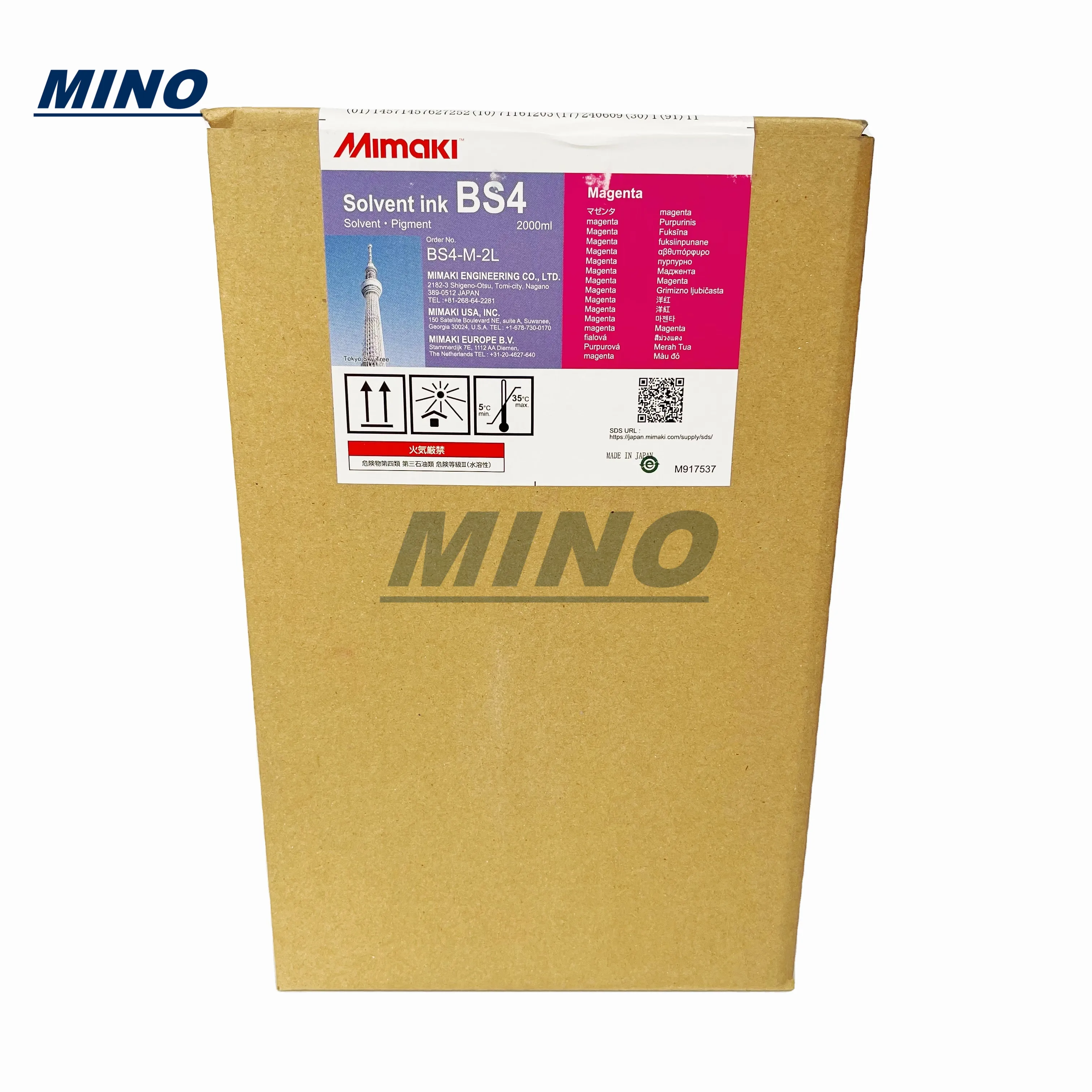 2000ml Original Mimaki BS4 Eco-Solvent Ink for JV33 Printers
