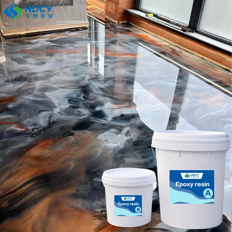 Epoxy Floor Resin Clear Epoxy Resin Metallic Hard Floor Epoxy Resin For ...