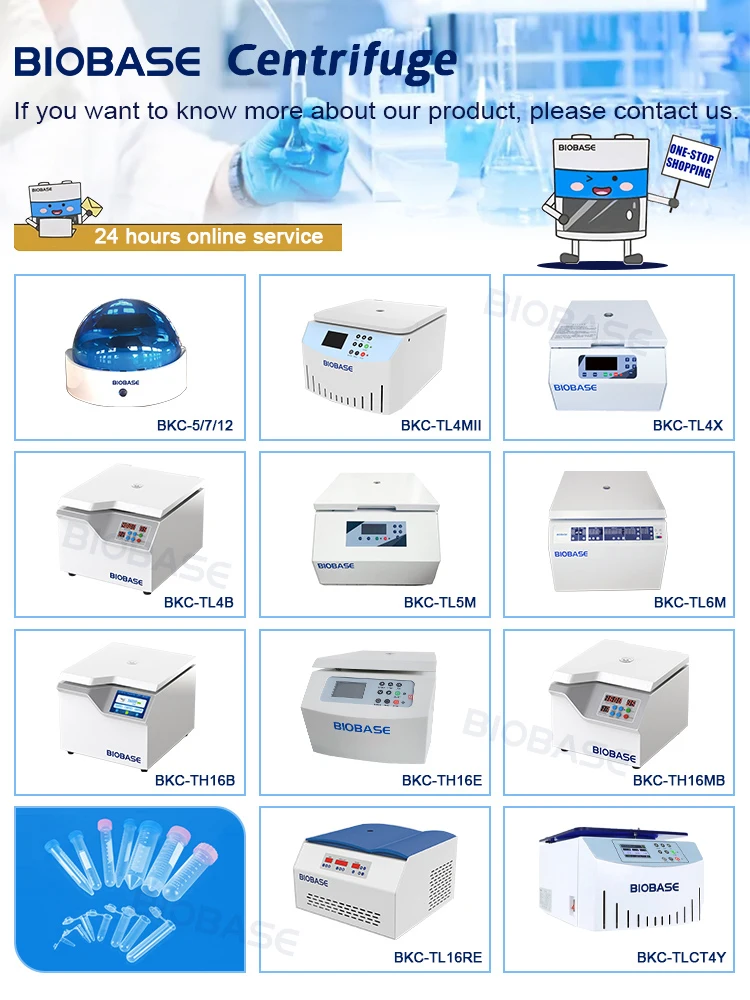 BIOBASE BKC-TH16B High Speed Table Top Centrifuge 16000rpm Continuous Operation for Labs ...