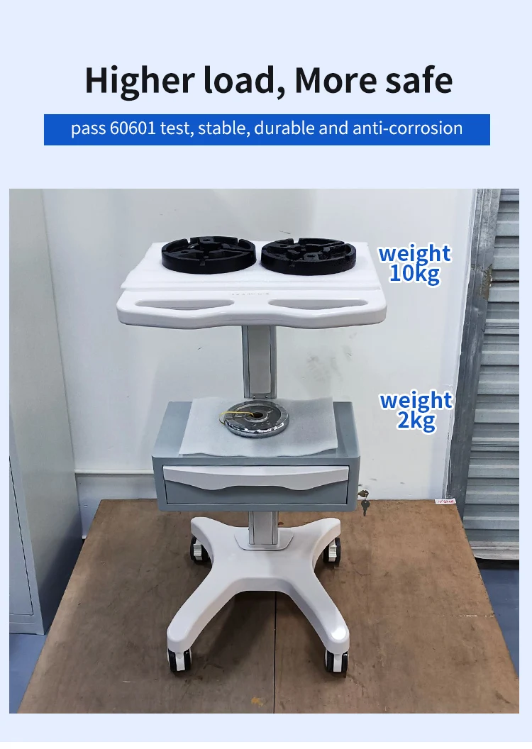 Mindray SV300 Medical Cart - Mobile Roll Stand for Breathing Machines ...