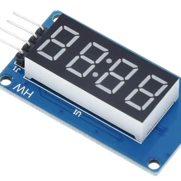 Display Module Arduino 7 Segment 4 Bits 0.36inch Clock Red Anode ...