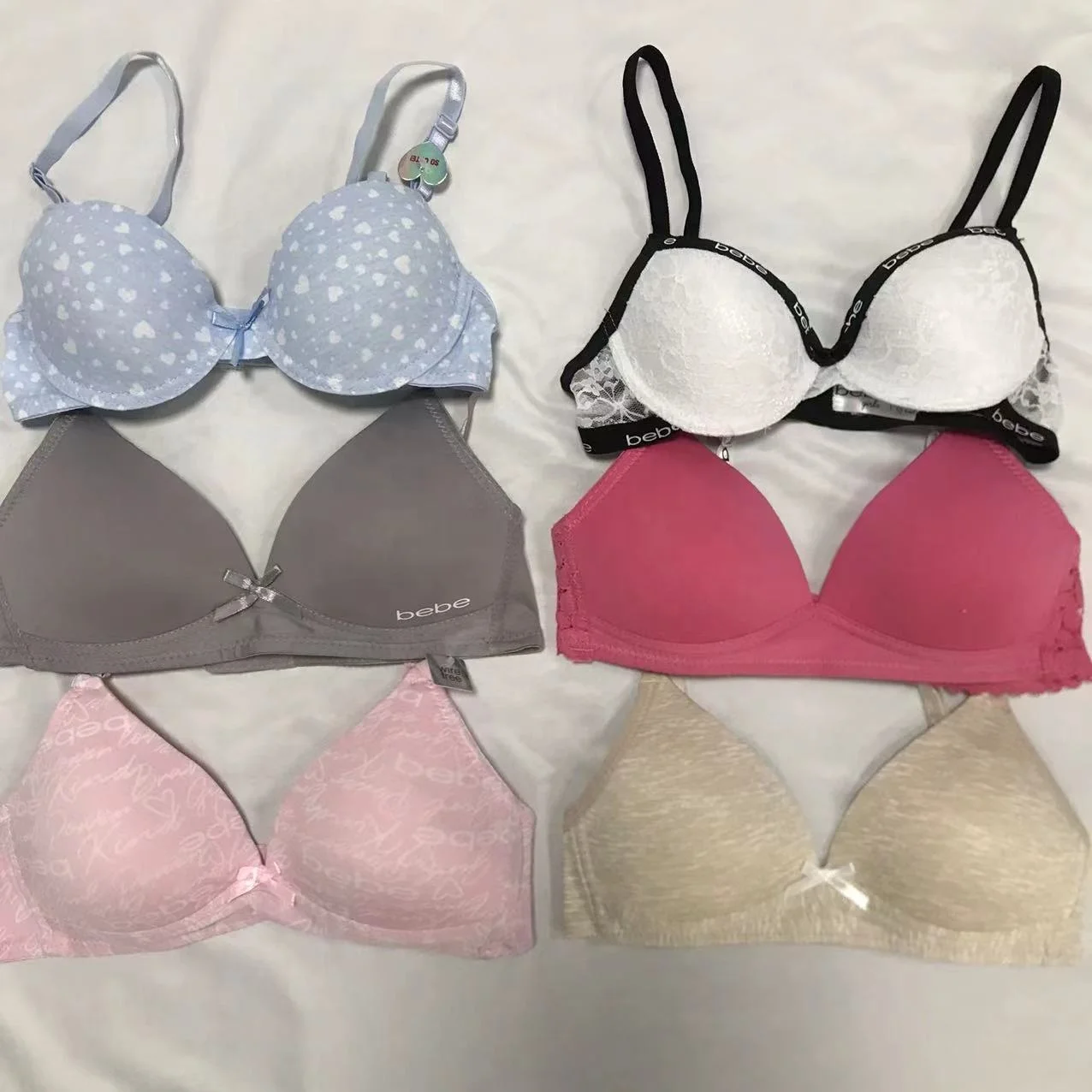Wholesale Teenage Girl's Bras Comfortable Female Lingerie Cotton ...