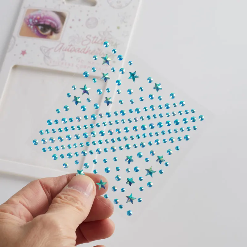 Self-adhesive Body Jewels Stickers Including Stars,Flower,Drop Shape ...