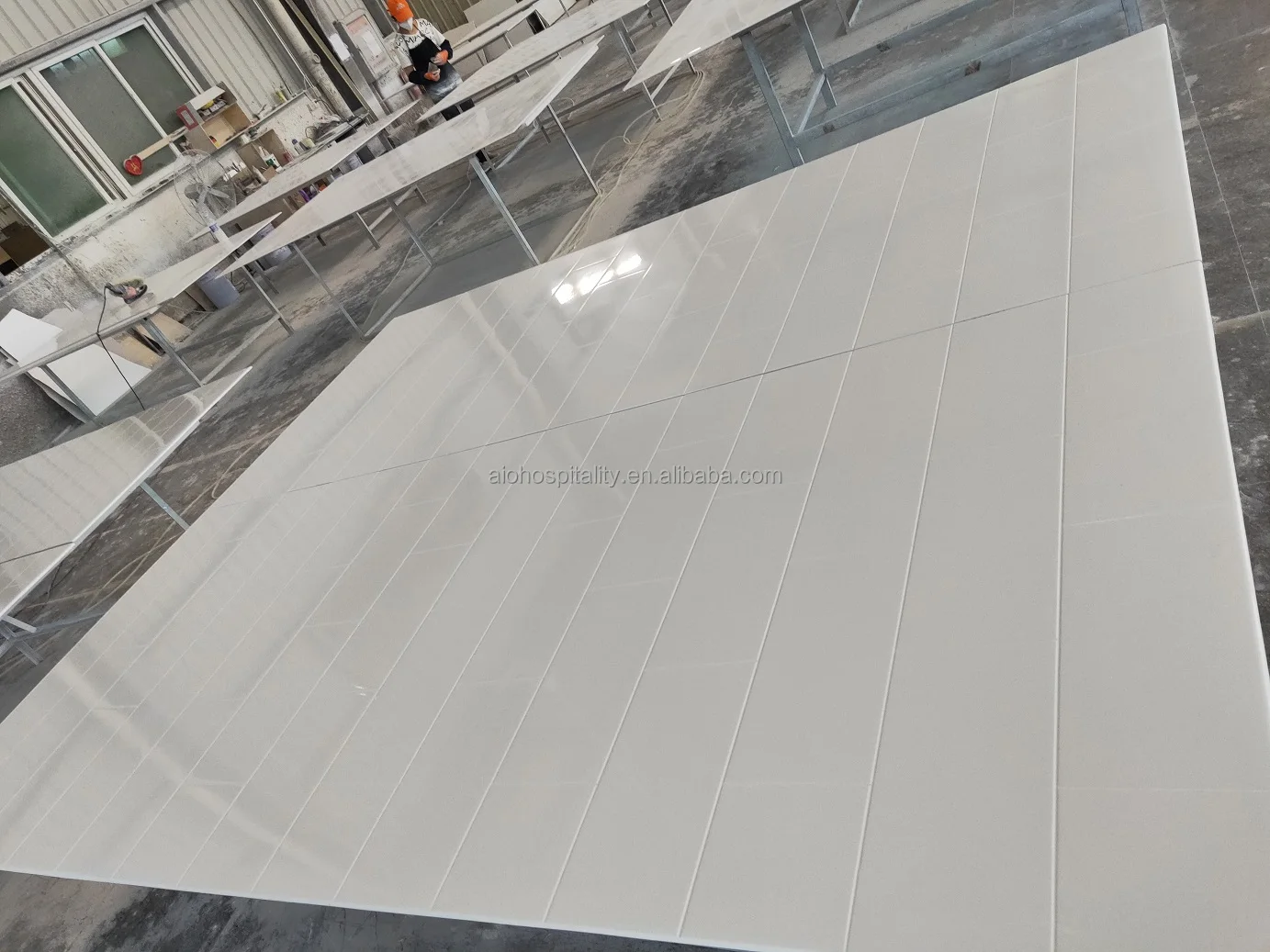 6''x12'' Tile Pattern Cultured Marble Tub Surround Shower Surround ...