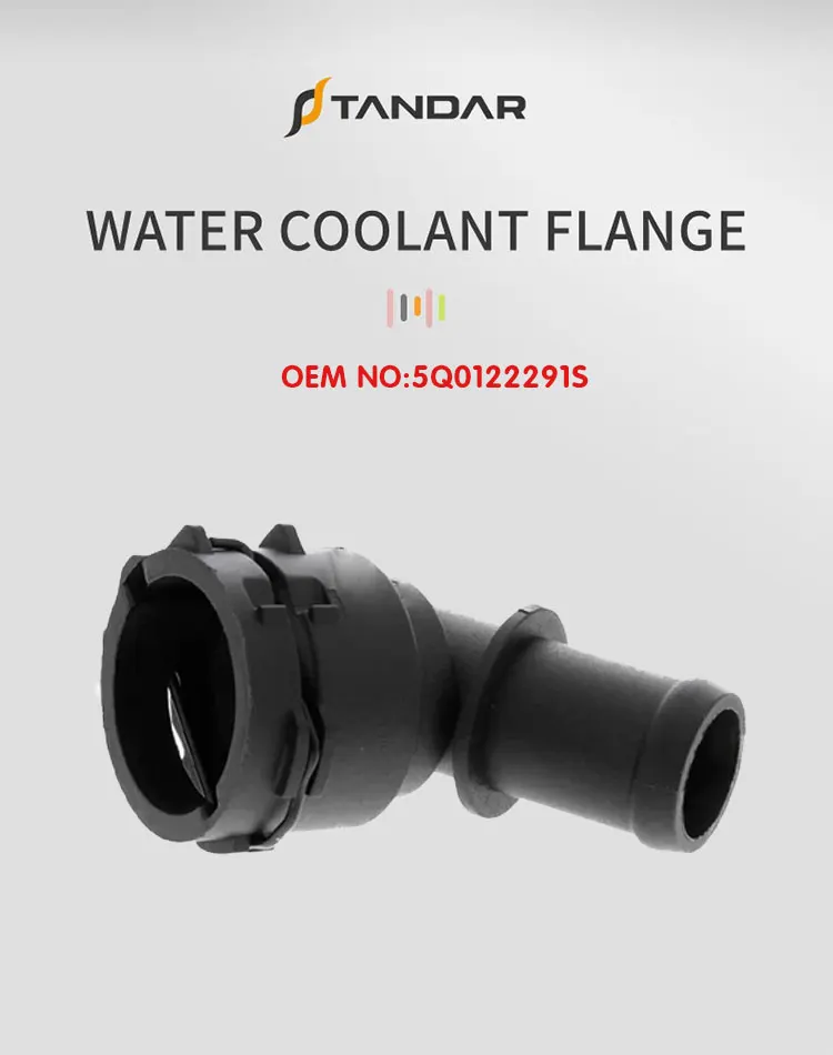 AUTO PARTS Coolant Flange OE 5Q0122291S for VW Beetle 2012-2019 CC 2012 ...