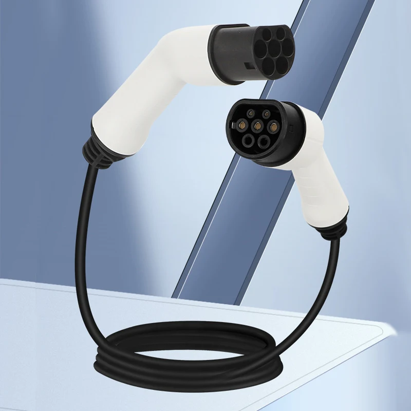 Dual Guns Electric Car Charging Connector 7kw 32a Type 2 Plug New ...