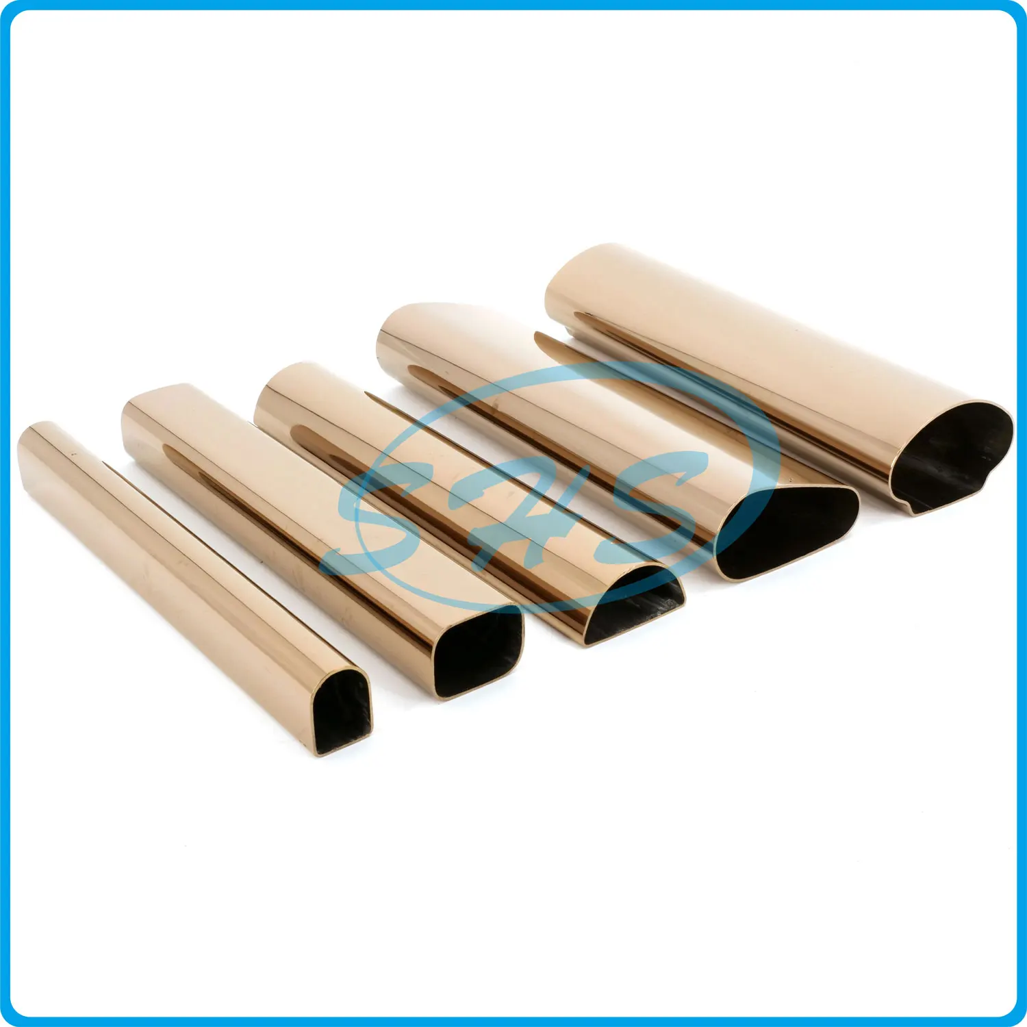 Foshan Manufacturer Inox Stainless Steel Flat Sided Oval Pipes (Tubes ...