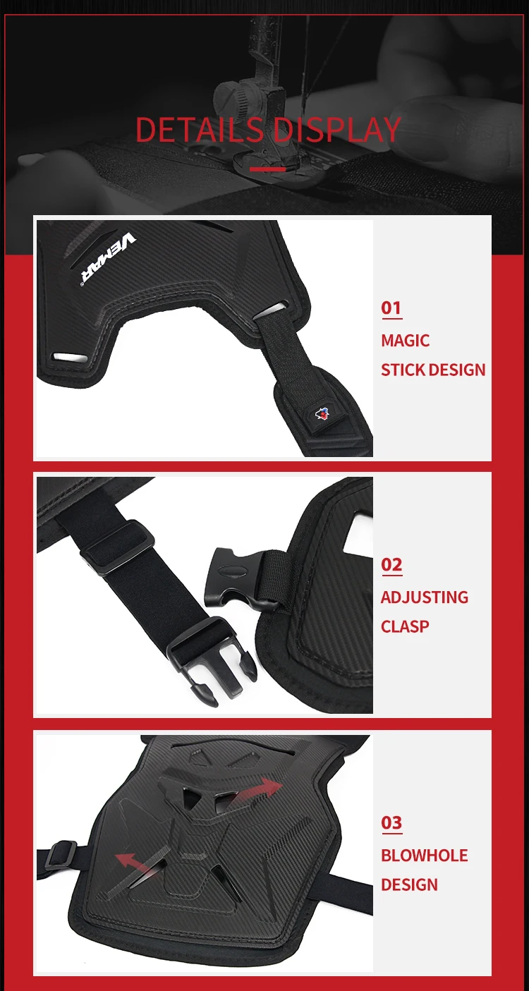 Vemar Motorcycle Armor Jacket Vest Motocross Vest Back Chest Protector ...