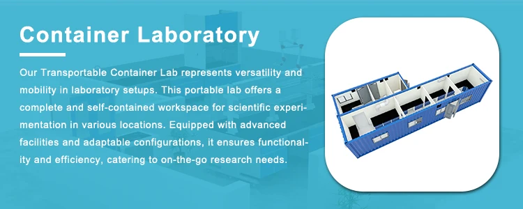 40HQ Mobile PCR Laboratory Transportable Container Lab Portable Modular ...