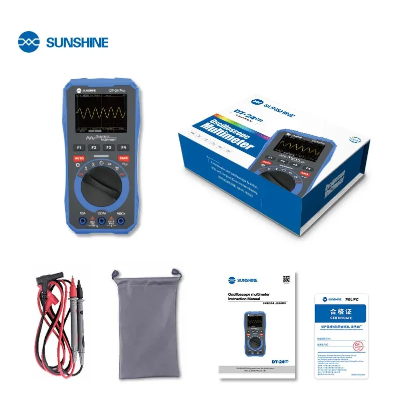Sunshine Dt-24 Pro 2in1 Oscilloscope & Digital Multimeter Tester