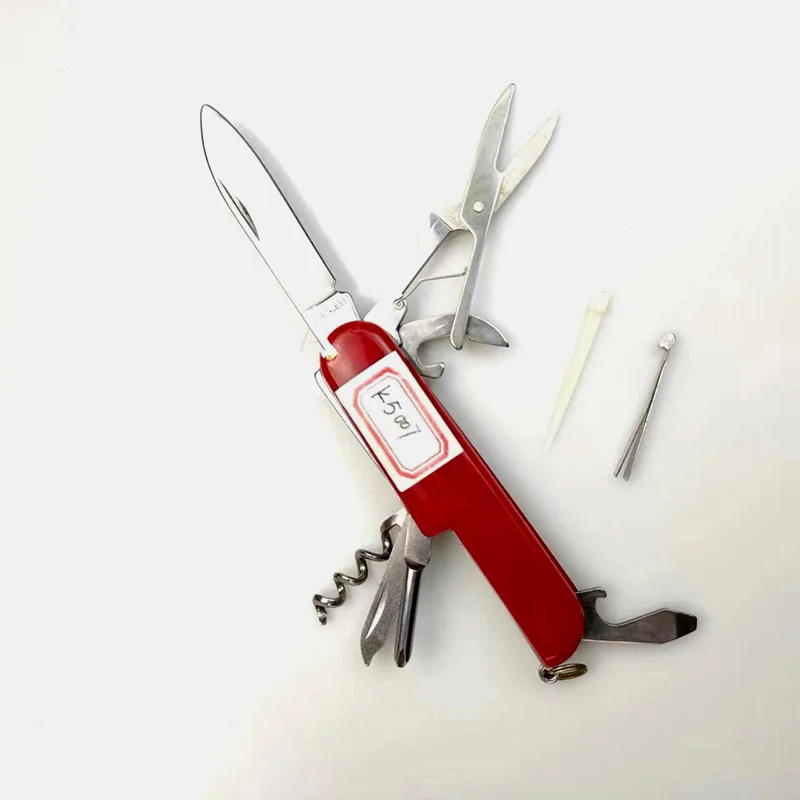 Factory Direct Sale 9cm Camping Multi-functional Tool 7 in 1 Stainless ...