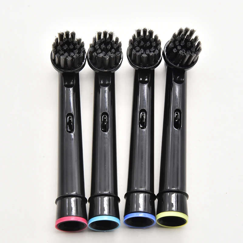 Wholesale Oral Automatic Reusable Electric Black Round Tooth Brush Head ...