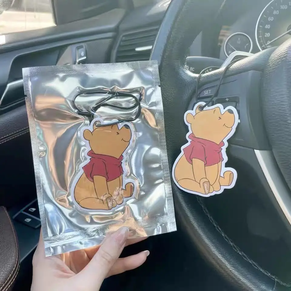 Personalized Animation Cartoon Car Pendant Foiled Kawaii air Freshener ...