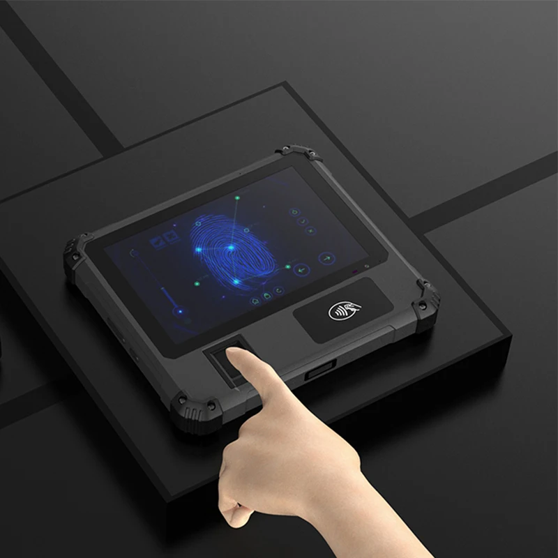 8inch Android 11 Rugged Biometric Tab with FAP20 Fingerprint ID