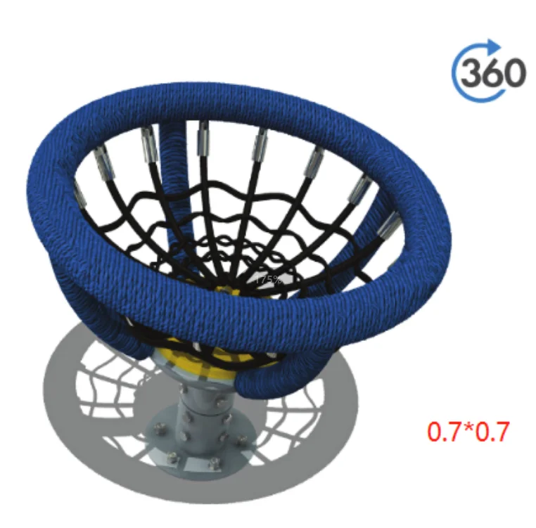 Inclusive Outdoor Playground Wheelchair Merry Go Round - Accessible ...