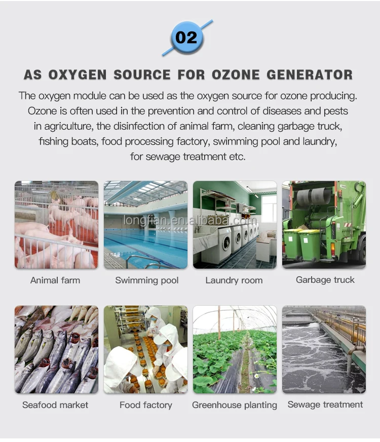 3L 5L 8L 10L 오존 발전기 살균 소독을 위한 산업 산소 가스 단위 공급자| Alibaba.com