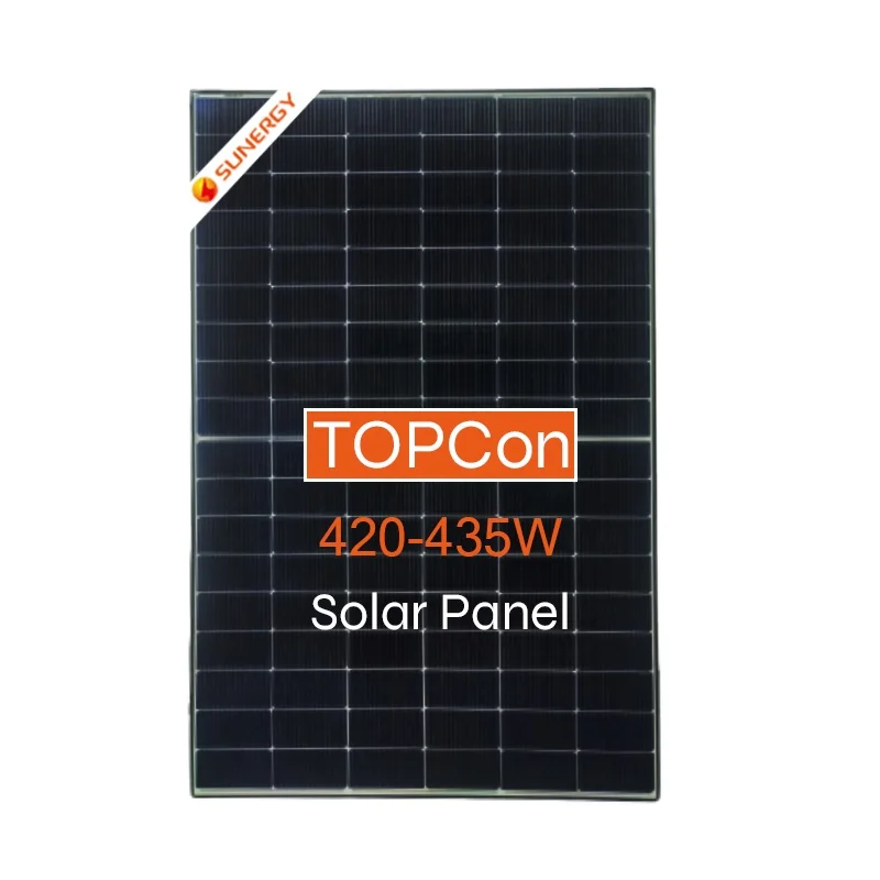 Rotterdam Germany Warehouse Topcon PV Module Full Black Solar Panels ...