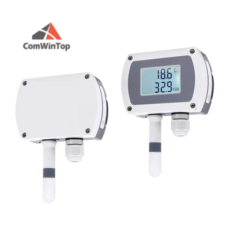 4-20ma Rs485 Wall-mounted Air Temperature Humidity Transmitter Sensor ...