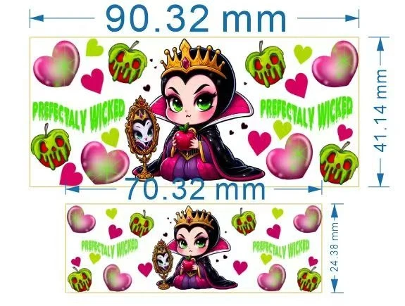 Custom UV DTF Wraps - Mini Stanley Cup Keychain Stickers